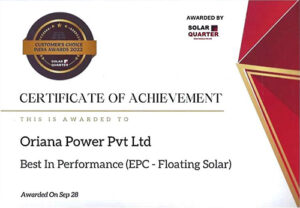 Awards and Recognition - Oriana Power